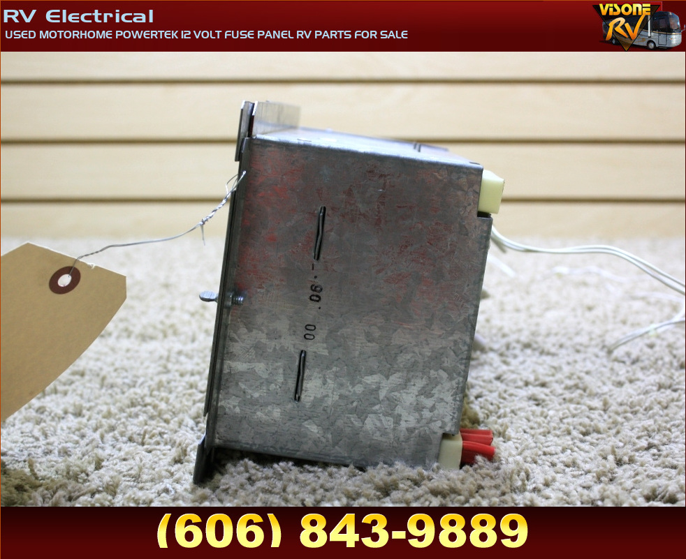 RV Accessories USED MOTORHOME POWERTEK 12 VOLT FUSE PANEL RV PARTS FOR ...