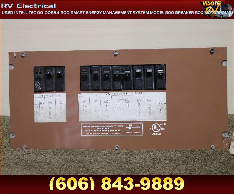 RV Accessories USED INTELLITEC 00-00894-300 SMART ENERGY MANAGEMENT ...